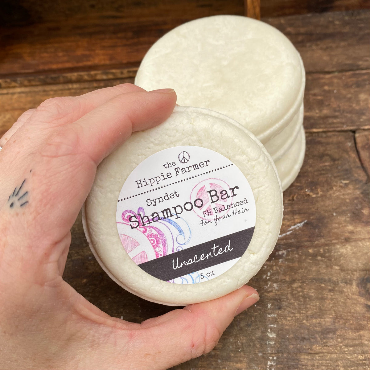 Herbal Syndet Shampoo Bar - 3 oz Unscented – The Hippie Farmer