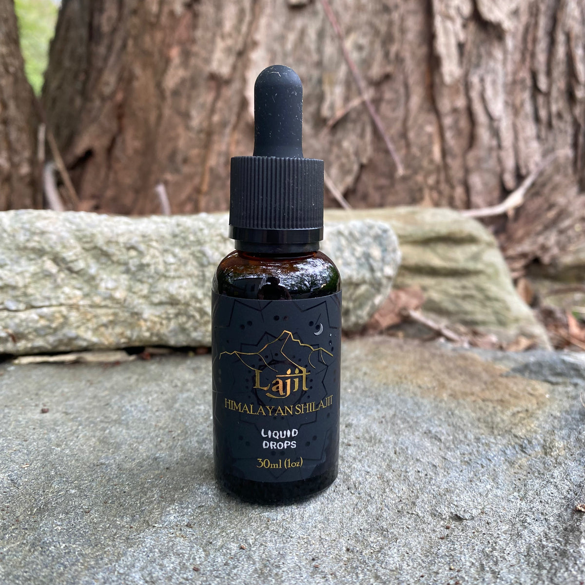 Himalayan Shilajit - Liquid Drops (1oz) or Resin Jar (0.7oz) - by Laji ...