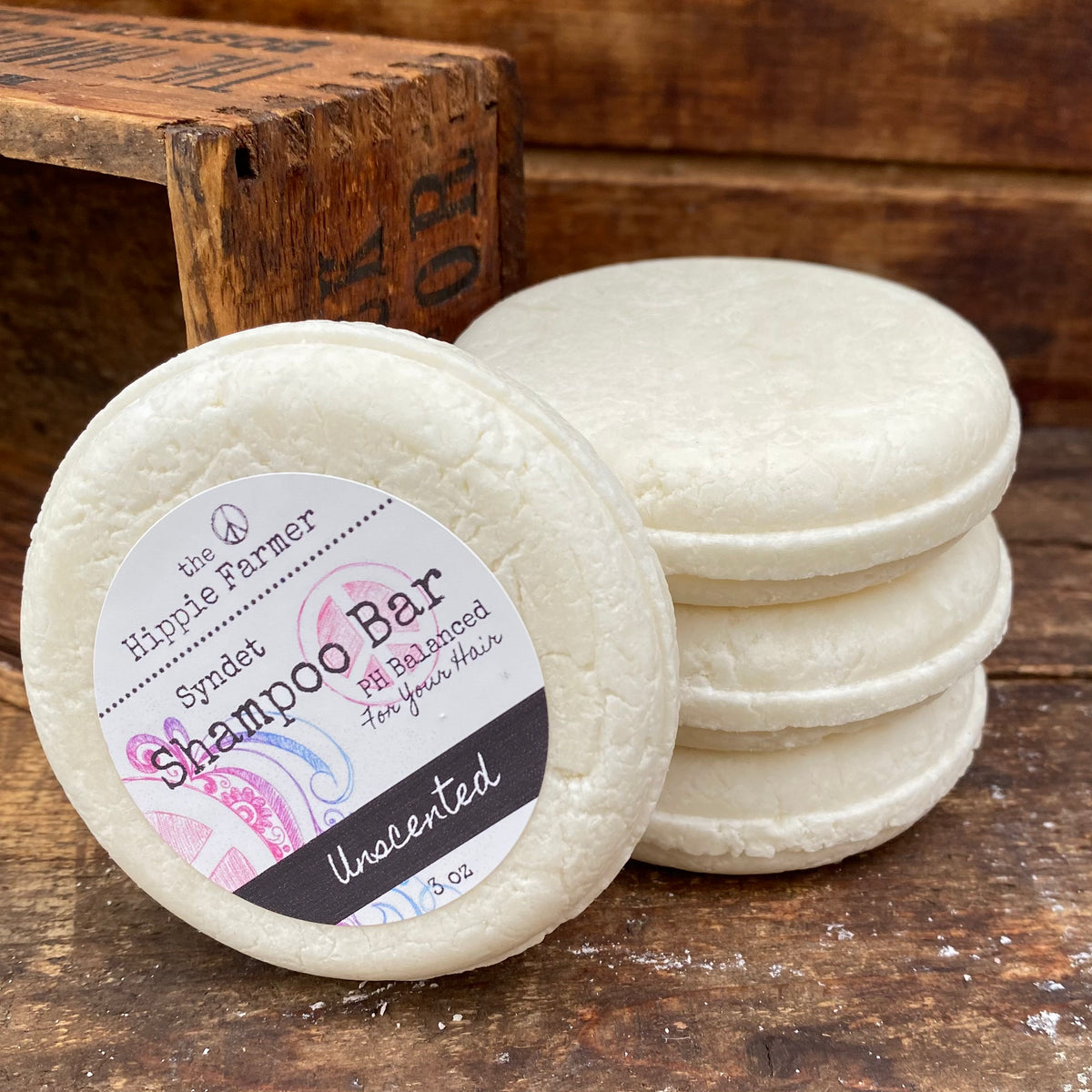 Herbal Syndet Shampoo Bar - 3 oz Unscented – The Hippie Farmer